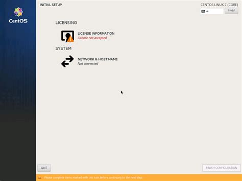 installing centos on hyper v saint s log