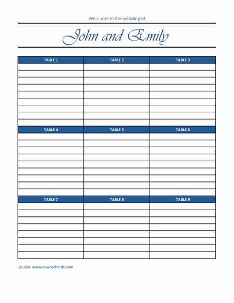 Free Excel Event Planning Templates