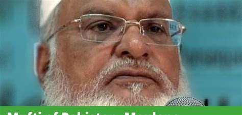 Mufti Of Pakistan Maulana Muhammad Rafi Usmani Dies At 86 The Muslim