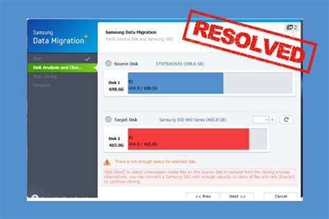 Full Fix Samsung Data Migration Not Enough Space