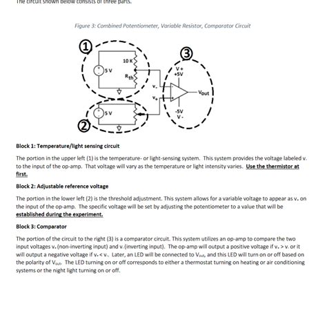 Solved Part Iii Threshold Detection Circuit In Part Iii
