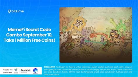 Memefi Secret Code Combo September 10 Take 1 Million Free Coins