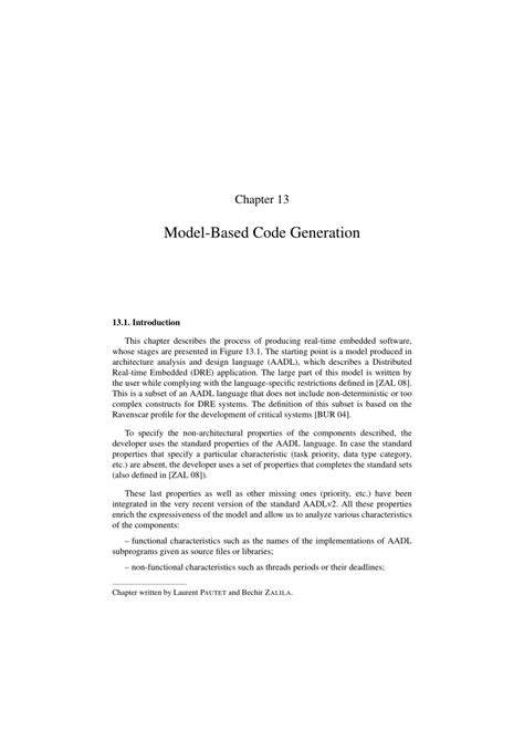 pdf model based code generation