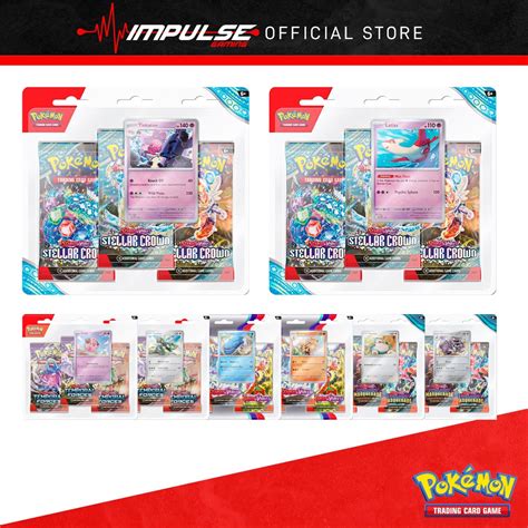 Pokemon Tcg [english Version] Scarlet Violet 3 Blister Pack Sv01 02 03 04 05 06 07 08