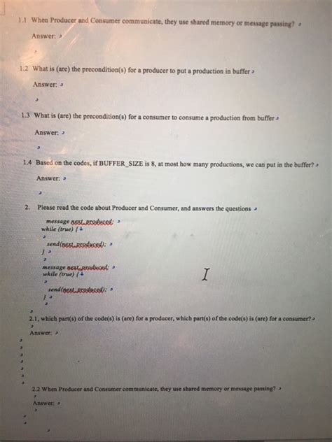 Solved 1 Please Read The Code About Producer And Consumer