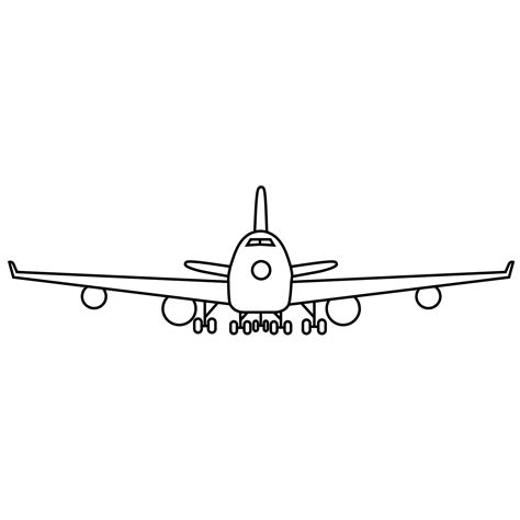 Aircraft Icon Vector Airplane Illustration Sign Plane Symbol Or Logo 23911103 Vector Art At