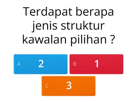 Struktur Kawalan Pilihan Cuestionario