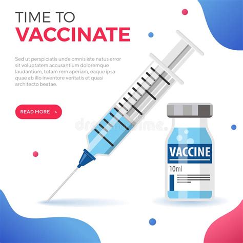Plastic Medical Syringe And Vial Vaccine Icon Stock Vector Illustration Of Background Medic
