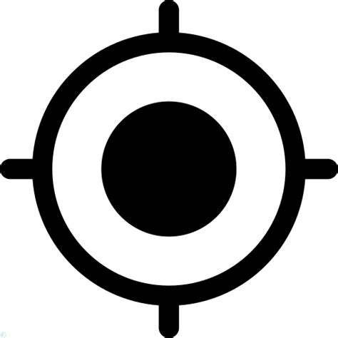 دانلود آیکون جی پی اس استایل توپر مشکی با فرمت Png