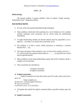 Algorithm Unit 4 DOC