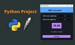 How To Build A BMI Calculator In Python Tkinter GUI Project For Beginners