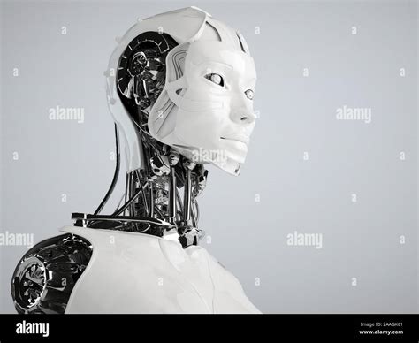 Robot Woman Sci Fi Android Girl Artificial Intelligence Background