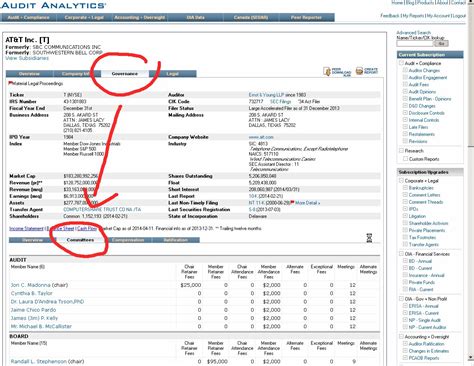 Audit Analytics Researchfinancial
