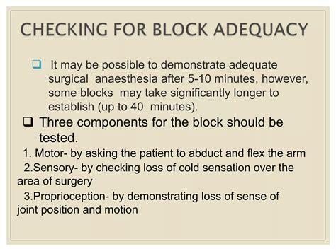 Brachial Plexus Block Ppt