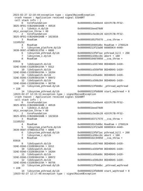 Crash Report Pdf Concurrent Computing Concurrency Computer Science
