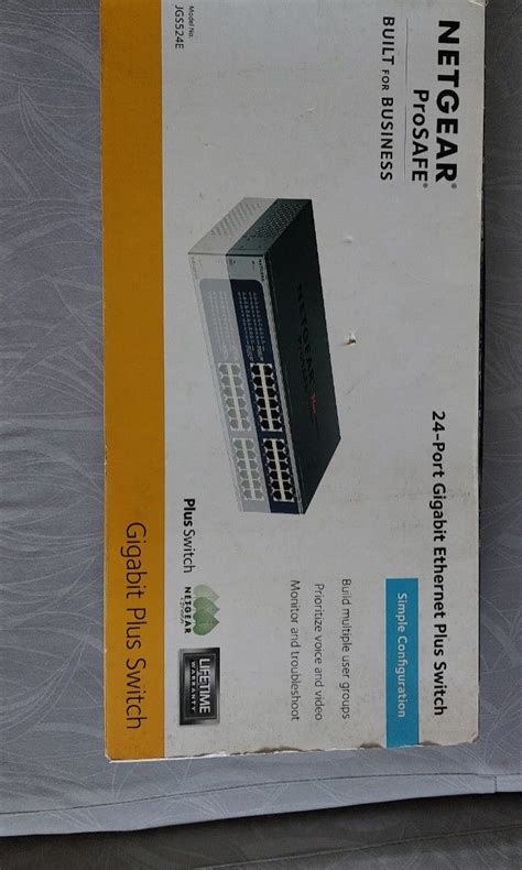 Network Switch NETGEAR ProSAFE 24 Port Gigabit Switch JGS524E Computers Tech Office