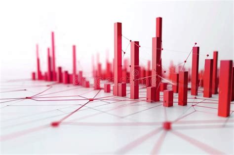 3d Abstract Vector Illustration Business Graph Analysis Stock Illustration Illustration Of