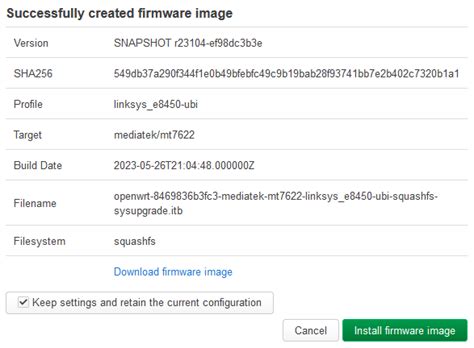 attended sysupgrade keeps showing old firmware installing and using