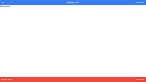 Ionic Headerfooter Example