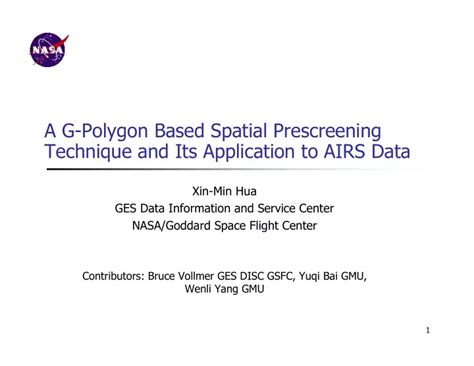 [ppt] a g polygon based spatial prescreening technique and its