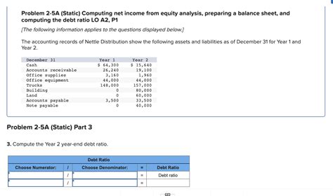 Solved Problem 2 5a Static Computing Net Income From