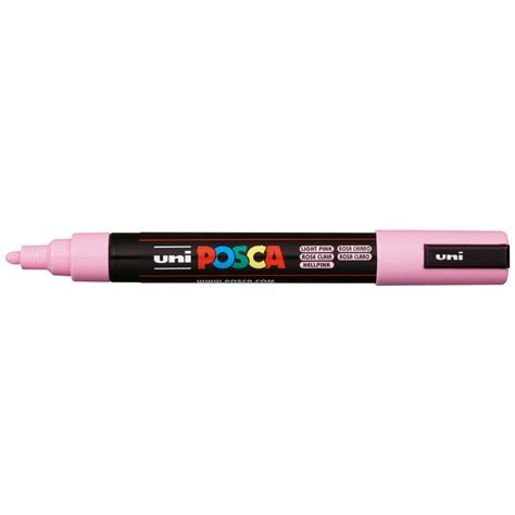 Posca Pc 5m Paint Marker Light Pink Officeworks