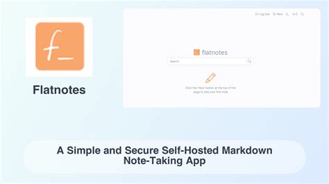 Flatnotes A Simple And Secure Self Hosted Markdown Note Taking App