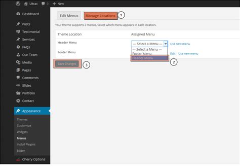 Wordpress Theme Template Is Missing Wordpress Troubleshooter Site Header Menu Missing Or Does