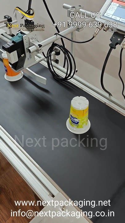 Inkjet Printer Batch Coding Machine For Dairy Cup Batchcoding