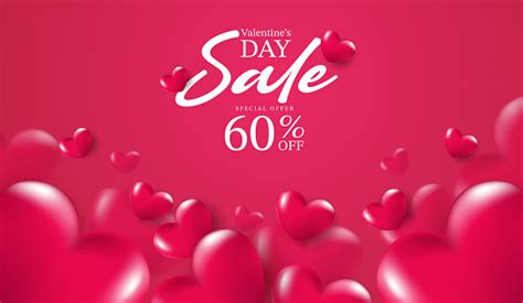 발렌타인 데이 세일 상업 포스터 또는 배너 와 하트 와 상징 통하고 있는 분홍색 배경에 프로모션 및 쇼핑 템플릿 또는 사랑과 발렌타인 데이 개념에 대한 배경 벡터 디자인 2