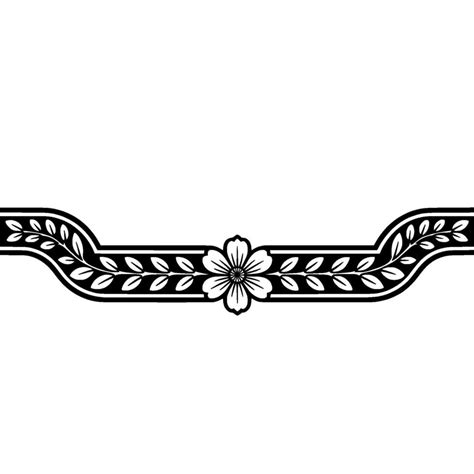 Elegant Floral Border Vintage Element Alternate Version 34 67786592