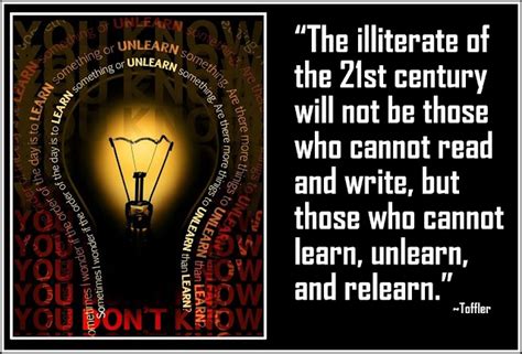 just thinking learn unlearn relearn