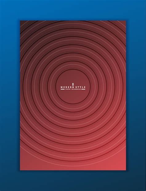 Premium Vector Minimal Template Design For Branding Advertising With Abstract Shapes