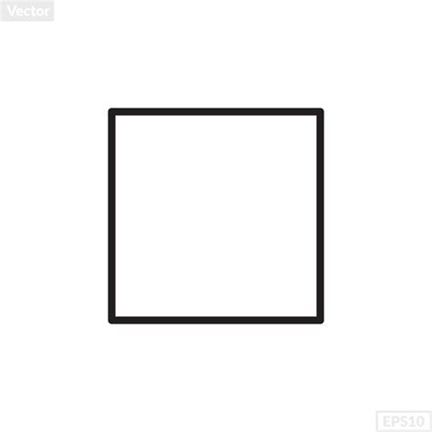 Square Shape Illustration Vector Graphic 22134063 Vector Art At Vecteezy