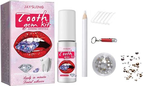 Ravcerol Tooth Gem Kit Professional Diy Tooth Gem Kit With Curing Light And Glue Crystals