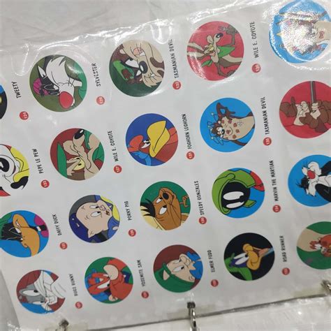 Official Tazo Collectors Album Looney Tunes Cheetos Techno The