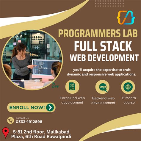 Full Stack Web Development Course In Islamabad By Programmers Lab Training Institute Oct