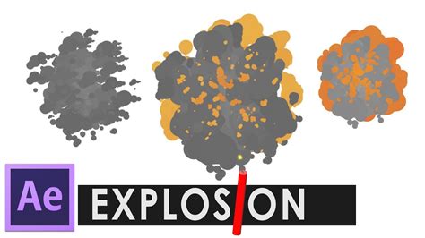 how to create explosion after effects tutorial youtube