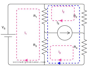 Mesh Analysis Supermesh Solved Problems