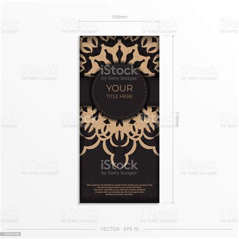 그리스 패턴의 세련된 벡터 인쇄 즉시 인쇄 블랙 컬러 엽서 디자인 빈티지 장식으로 초대 카드 템플릿 0명에 대한 스톡 벡터 아트 및 기타 이미지 Istock