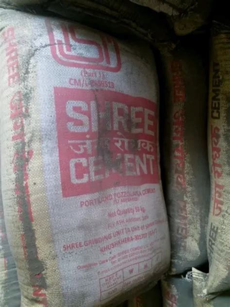 50 Kg Shree Jung Rodhak Ppc Cement At Rs 330bag Shree Ultra Cement