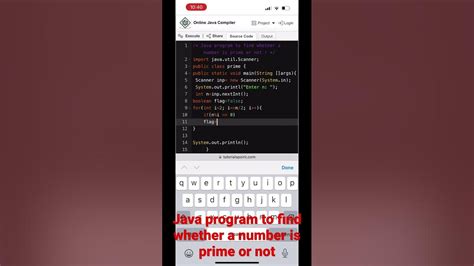 8 Java Program To Check Whether A Number Is Prime Or Not