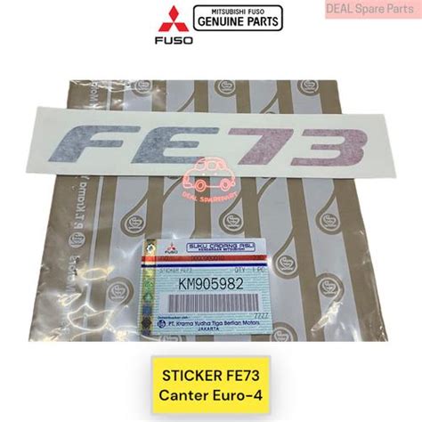 Jual Sticker Stiker Label Fe73 Original Mitsubishi Canter Euro 4