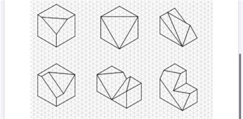 Solved Isometric 3d Objects 1st Angle And 3rd Angle
