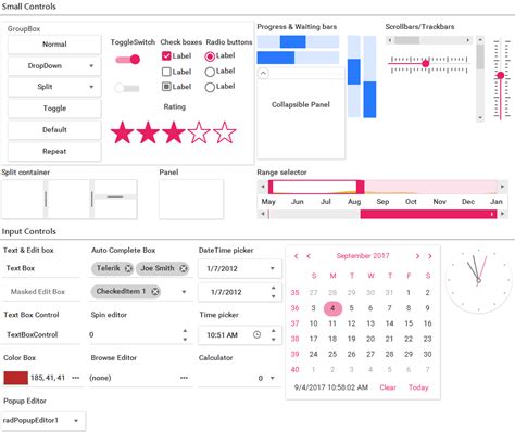 Touch Enabled Themes Themes Telerik Ui For Winforms