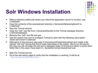 Solr Presentation PPT