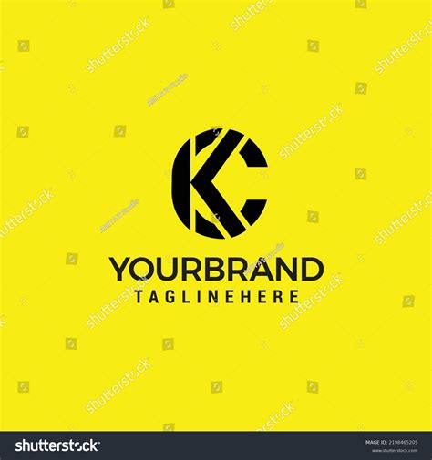 Ck C K Letter Logo Design Stock Vector Royalty Free 2198465205 Shutterstock