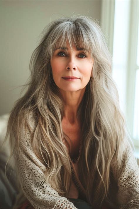 30 Long Hairstyles For Women Over 60 That Show Off Your Texture Long