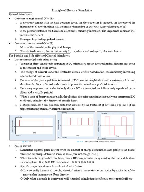 03 Principle Of Electrical Stimulation Download Free Pdf Muscle Contraction Skeletal Muscle