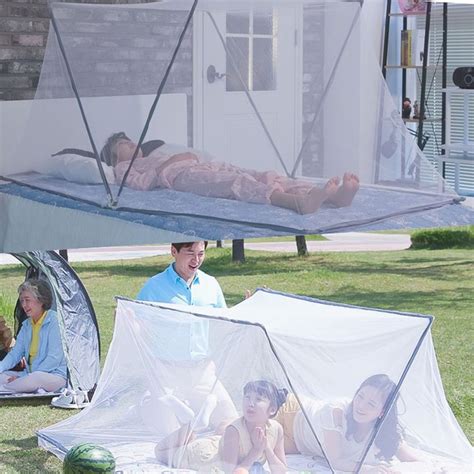 부채표 1초 폴딩 접이식 원터치모기장 2세트침대모기장방충텐트 텐트모기장 홈플러스 택배배송